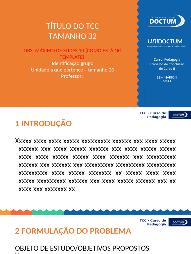 TCC Pedagogia: Estrutura e Metodologia | PDF