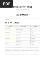 Example Lens Tolerance Chart | PDF | Prism | Lens (Optics)
