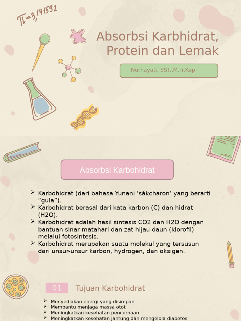 Anatomi Fisiologi Absorbsi KH, Protein Dan Lemak | PDF