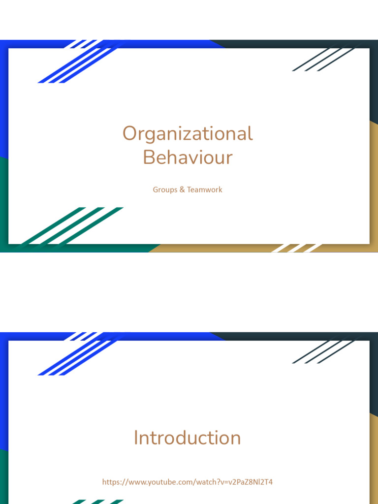 Organizational Behaviour PDF | PDF