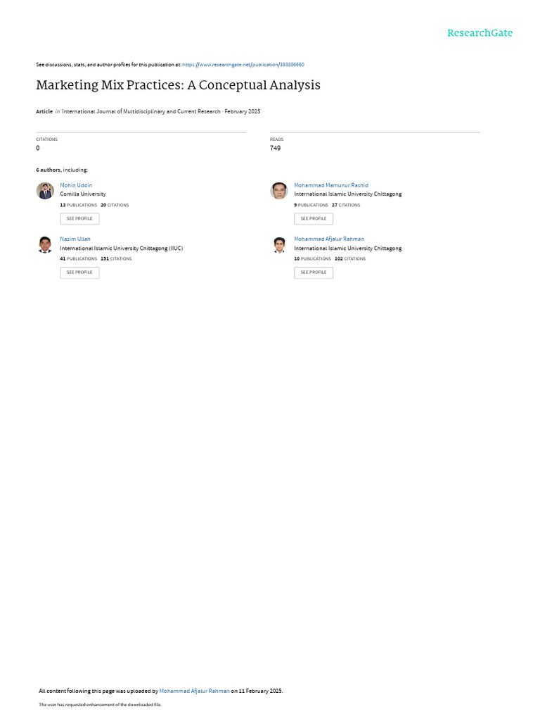 Marketing Mix Analysis of Meghna Group | PDF | Marketing | Business ...