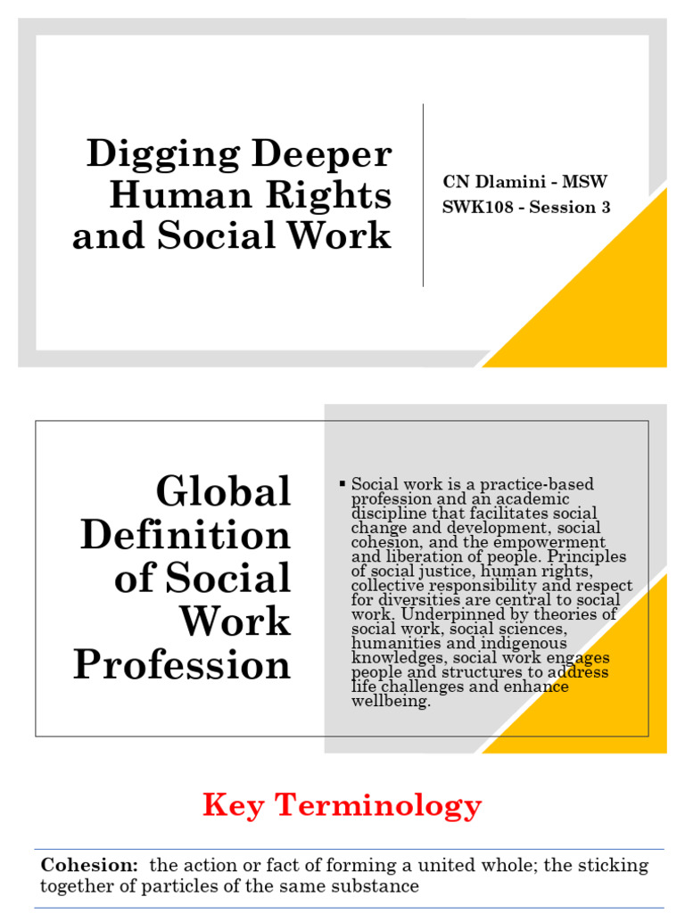 Human Rights and Social Work Principles | PDF | Social Work | Gender