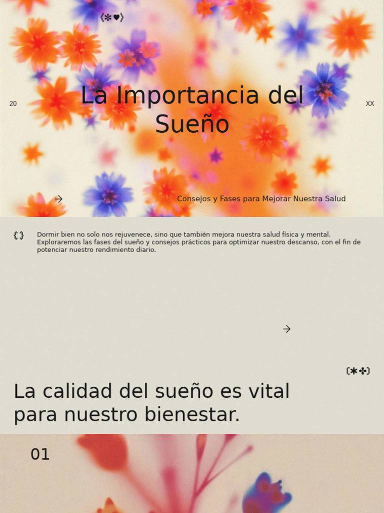 La Importancia Del Sueño, en El Ser Humano | PDF | Dormir | Movimiento ...