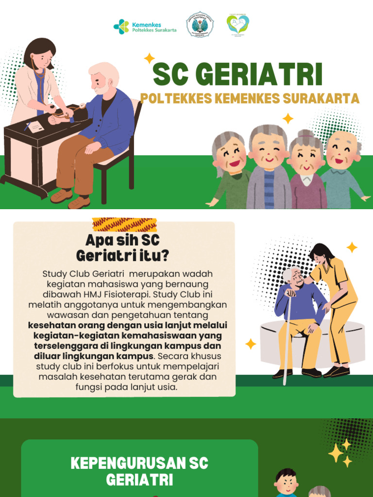 SC Geriatri: Wadah Belajar Kesehatan Lansia | PDF