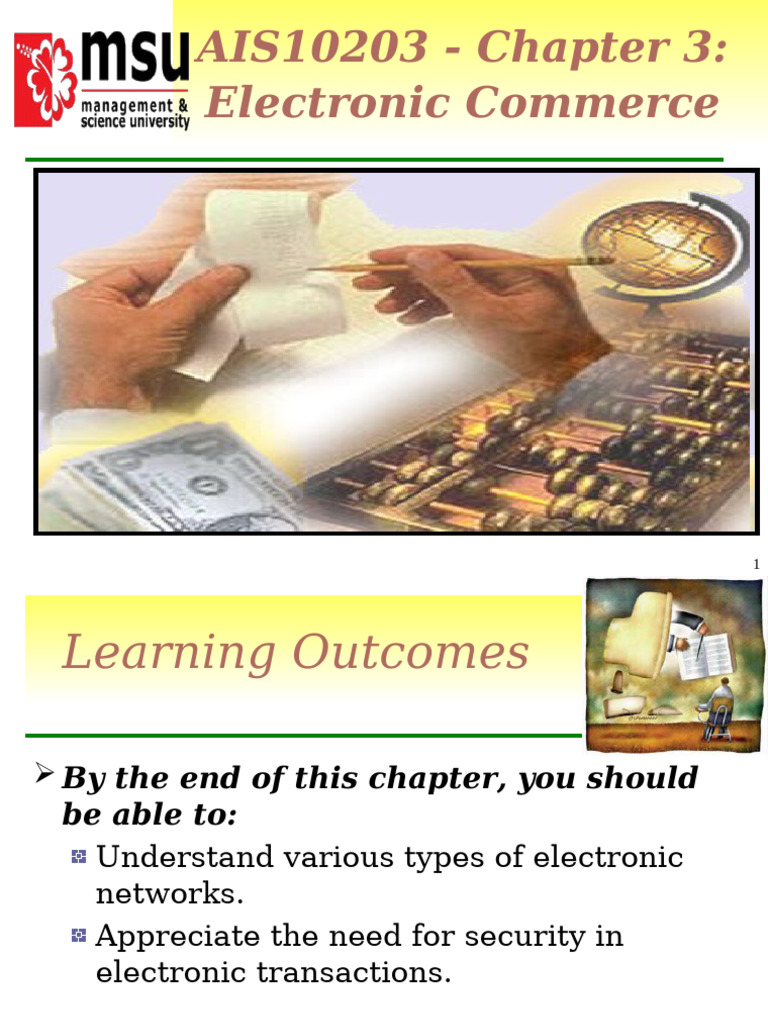 Chapter 3 - Electronic Commerce | PDF | Public Key Cryptography | Encryption
