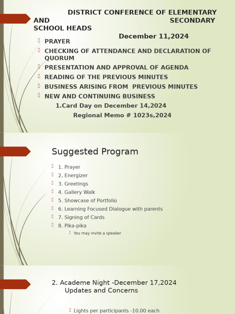 District Conference Presentation 71025 | PDF | Literacy | Reading (Process)