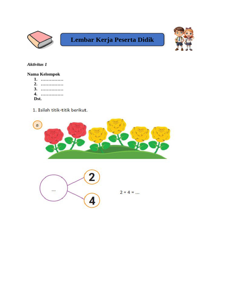 LKPD Penjumlahan | PDF