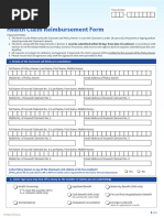 SHA Claim Form Sample | PDF