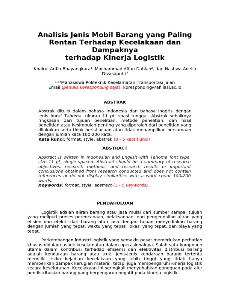 Kti Template | PDF