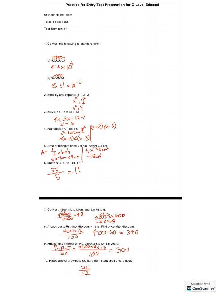 Test 17 | PDF