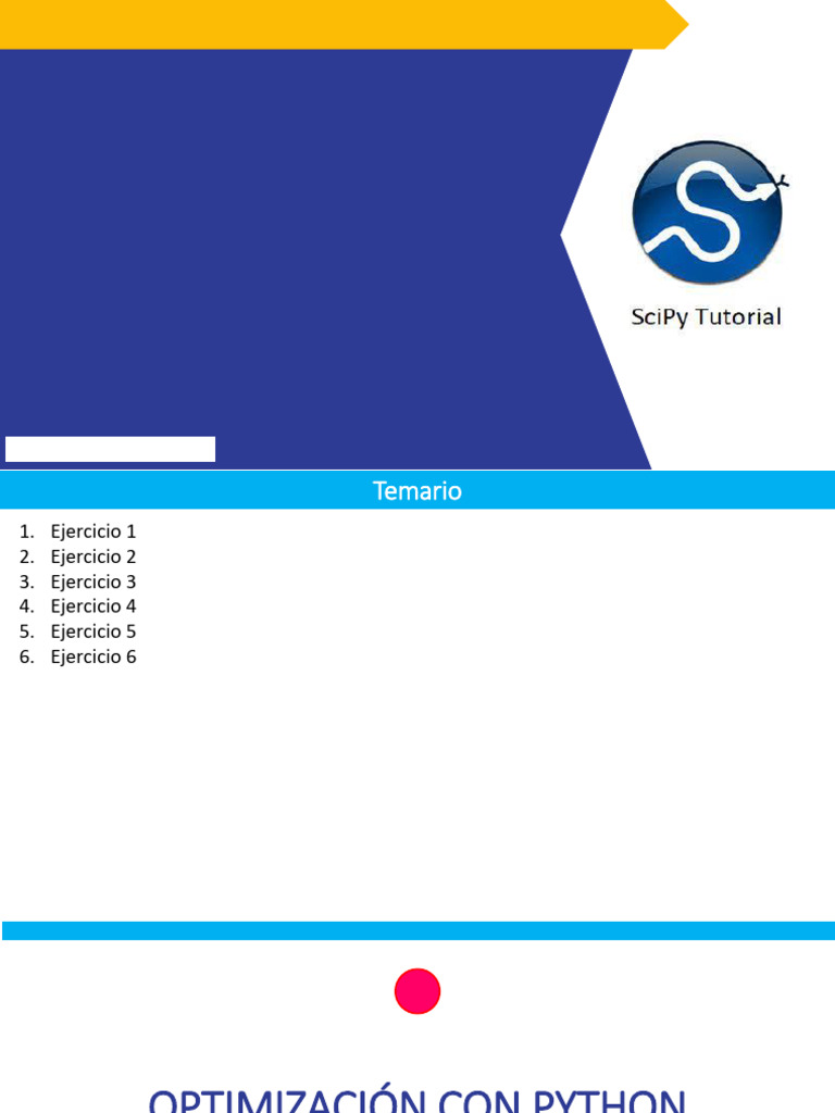 Class 04. Programacion Lineal Con Python | PDF | Python (lenguaje de programación) | Análisis ...
