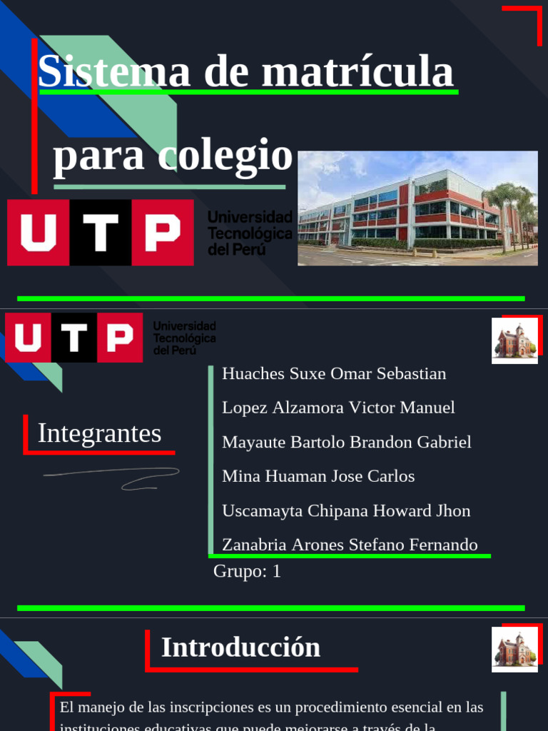 Sistema Web de Matrícula Escolar | PDF | Red mundial | Internet y web