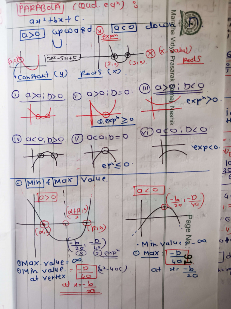 Parabola | PDF