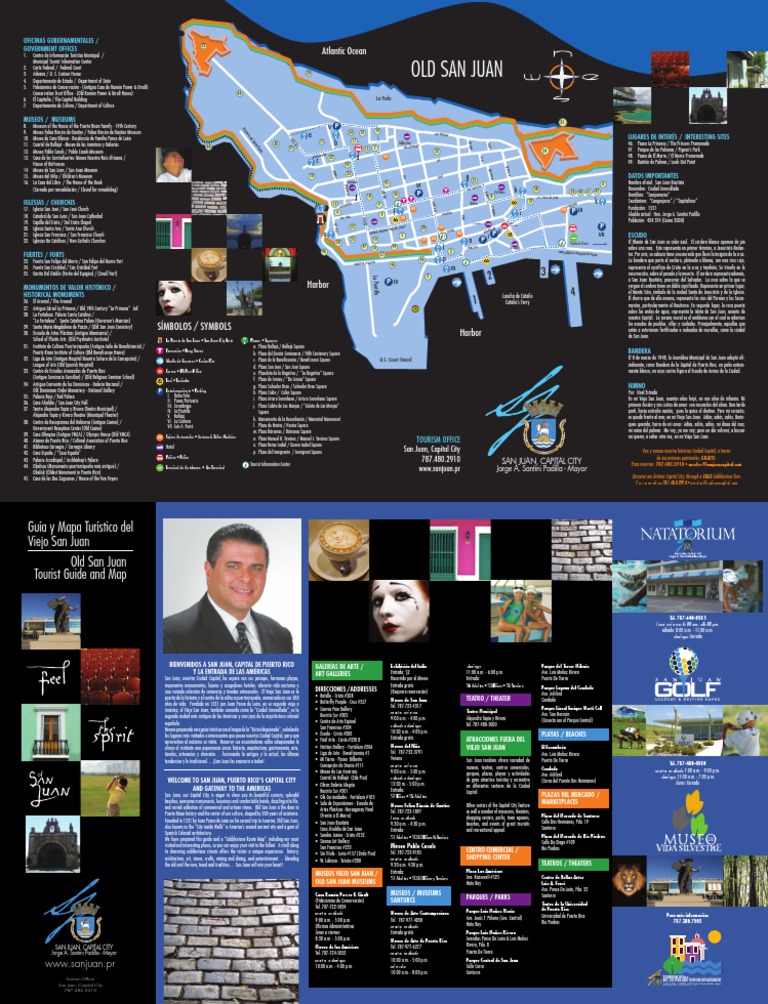 Mapa Turístico de San Juan, PR | PDF | San Juan | Religión y creencia