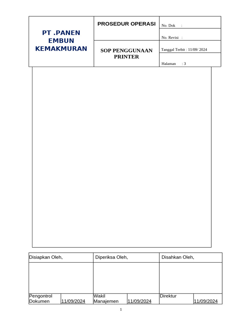 Sop Printer | PDF