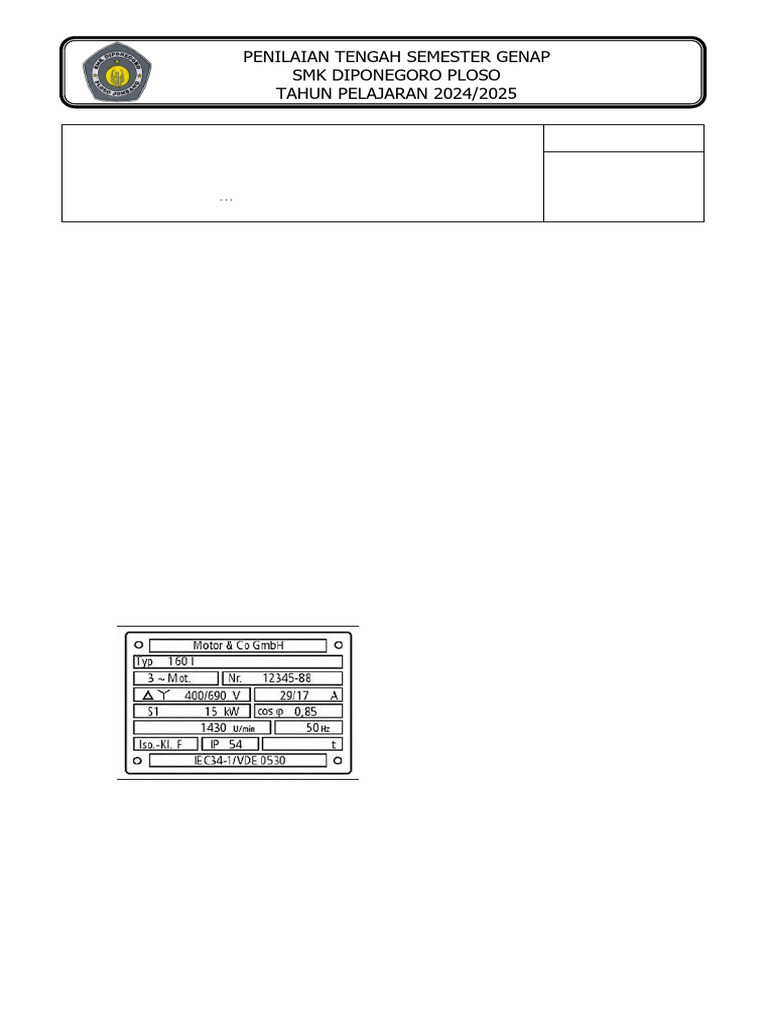 PTS IML XI Genap | PDF