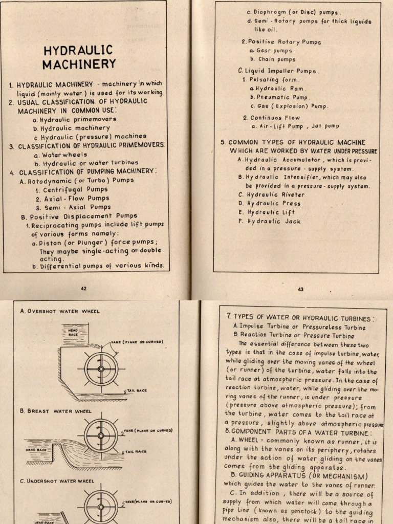 Hydraulic Machinery | PDF