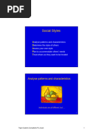 Merrill-Reid Social Styles Explained | PDF | Behavior | Emotions