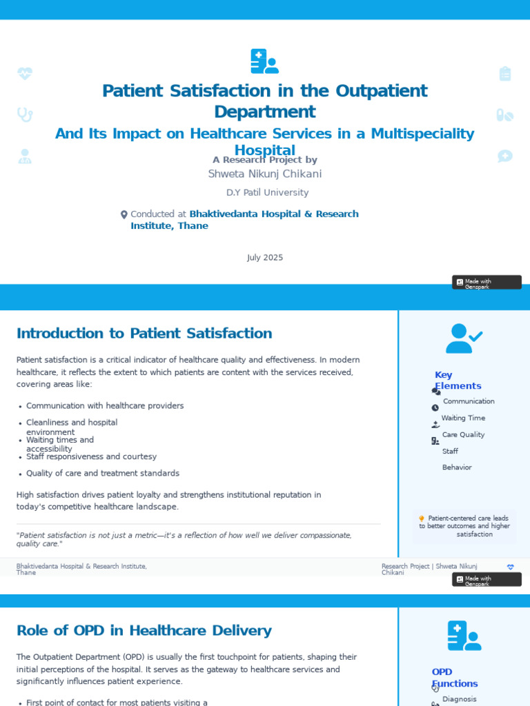 Patient Satisfaction in Outpatient Care | PDF | Health Care | Patient
