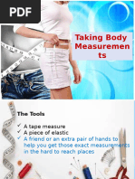 Women Body Measurement Chart Sewing | PDF