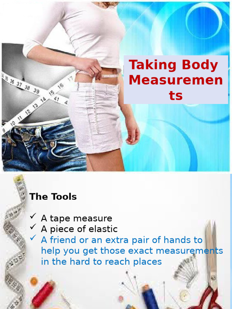 Body Measurement Powerpoint | PDF | Clothing