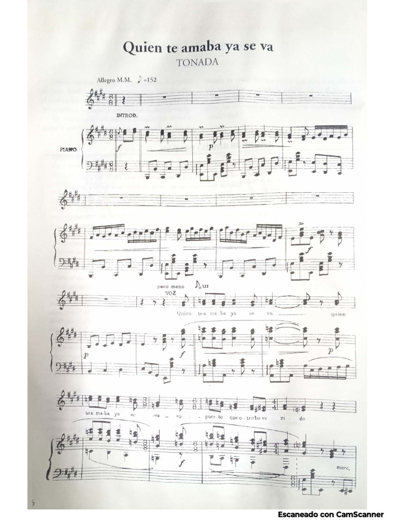 Quién Te Amaba Ya Se Va | PDF