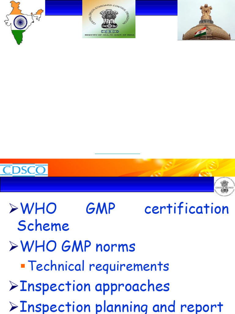 WHO GMP Auditing & Inspection | PDF