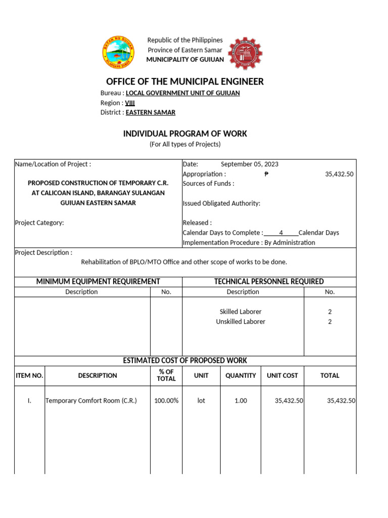 Temporary CR - Surf Camp Calicoan | PDF | Manufactured Goods | Equipment