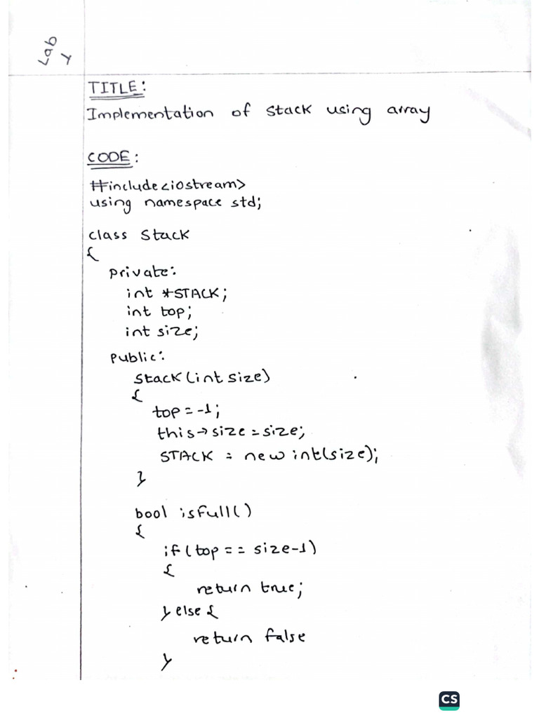 DSA Lab Report | PDF