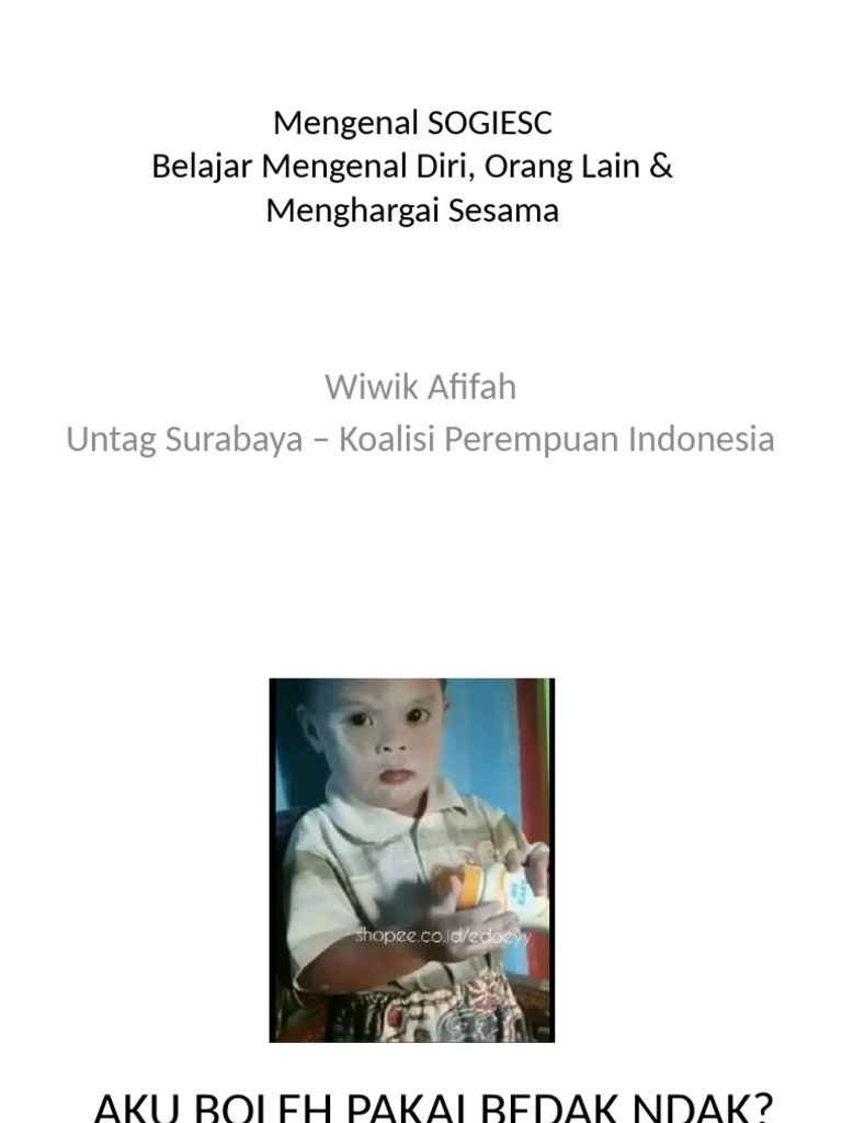 Memahami SOGIESC dan Keberagaman Gender | PDF