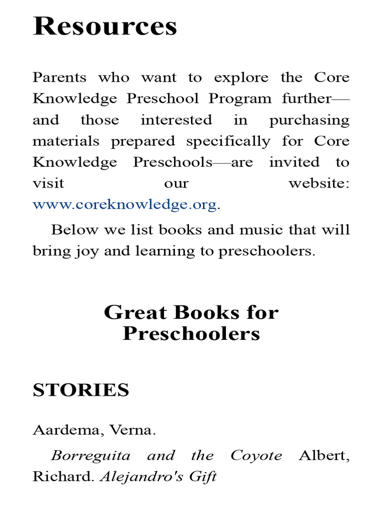 What Your Preschooler Needs To Know Get Ready For Kindergarten | PDF