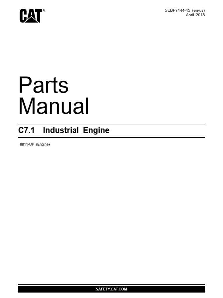 C7.1 Industrial Engine Parts Manual | PDF | Mechanical Engineering ...