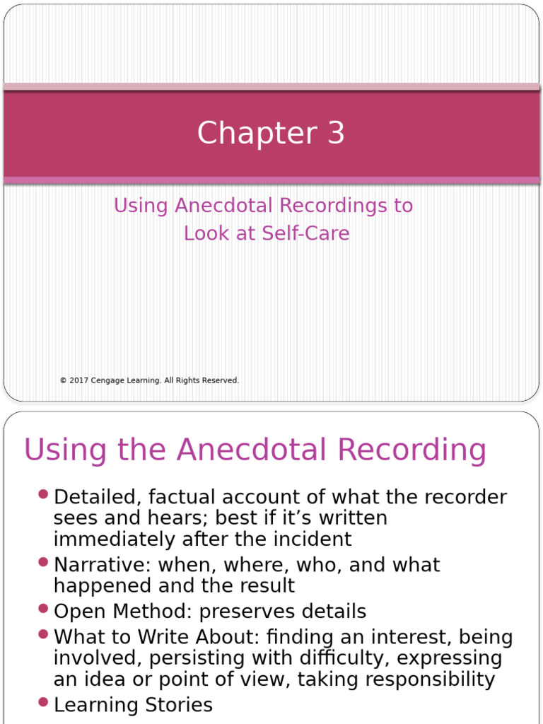 CD 34 Nilsen Anecdote CH 3 | PDF | Behavior Modification | Psychology