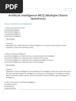 170+ AI Multiple Choice Questions | PDF | Artificial Intelligence ...