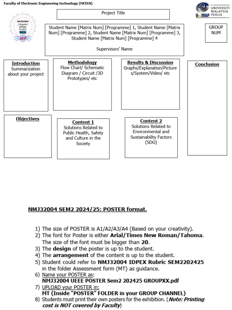 NMJ32004 SEM2 202425 Poster Format V1 | PDF