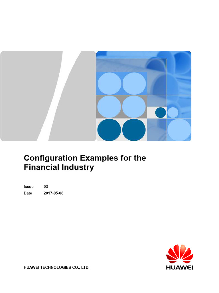 Configuration Examples For The Financial Industry | PDF | Computer ...