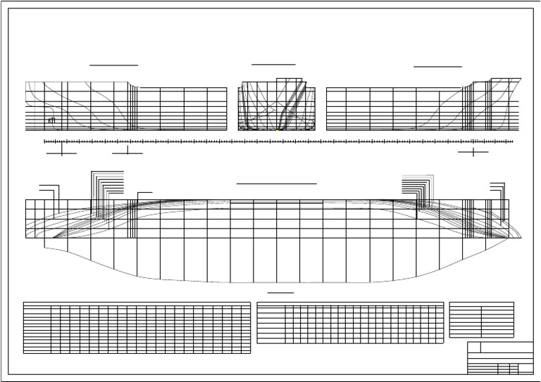 Contoh Gambar Lines Plan | PDF | Shipbuilding | Ships