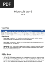 MS Word Office 365 Complete Tabs Notes | PDF | Microsoft Word | Hyperlink