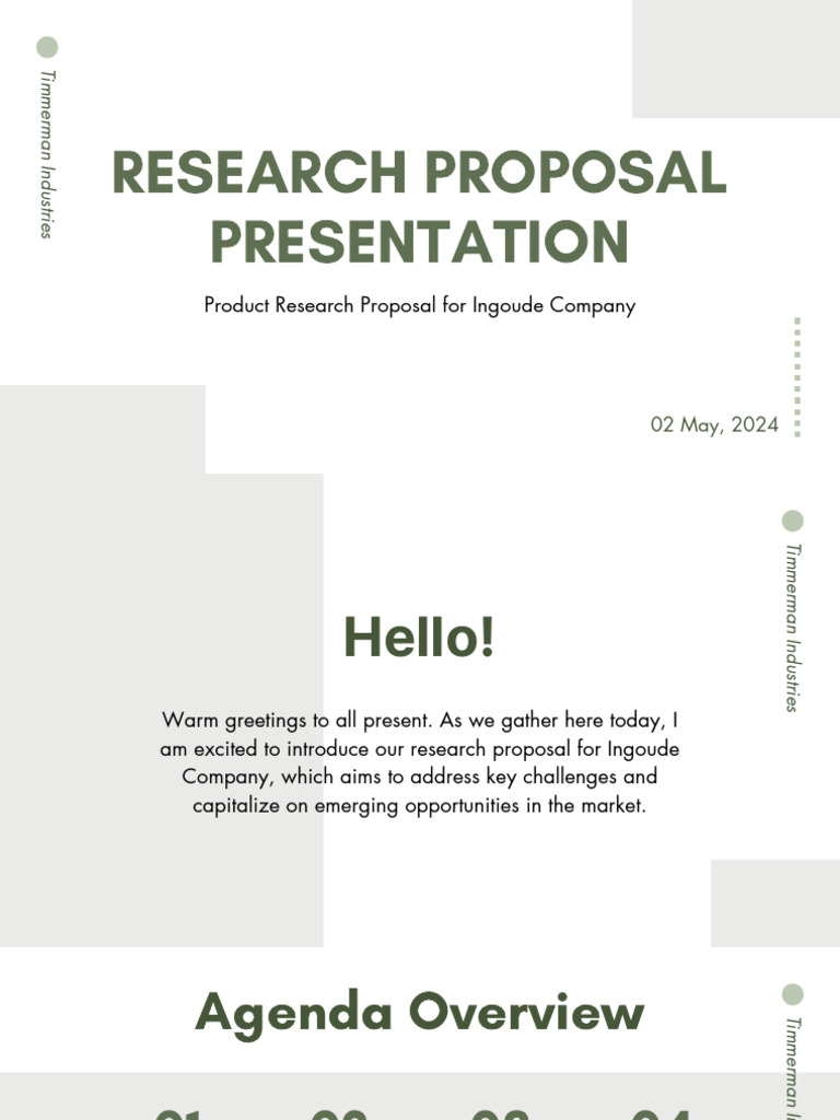 White and Green Modern Research Proposal Presentation - 20250714 ...