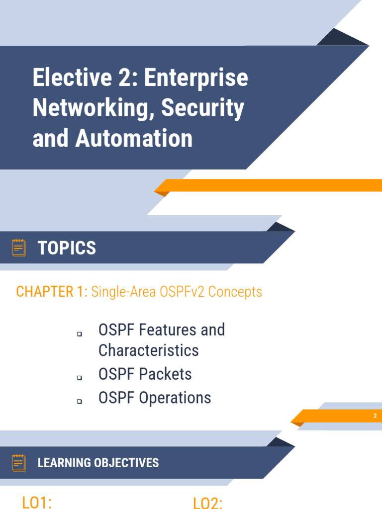 Single-Area OSPFv2 Overview | PDF | Routing | Telecommunications Standards