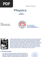 Newton's Corpuscular Theory of Light | PDF | Light | Isaac Newton