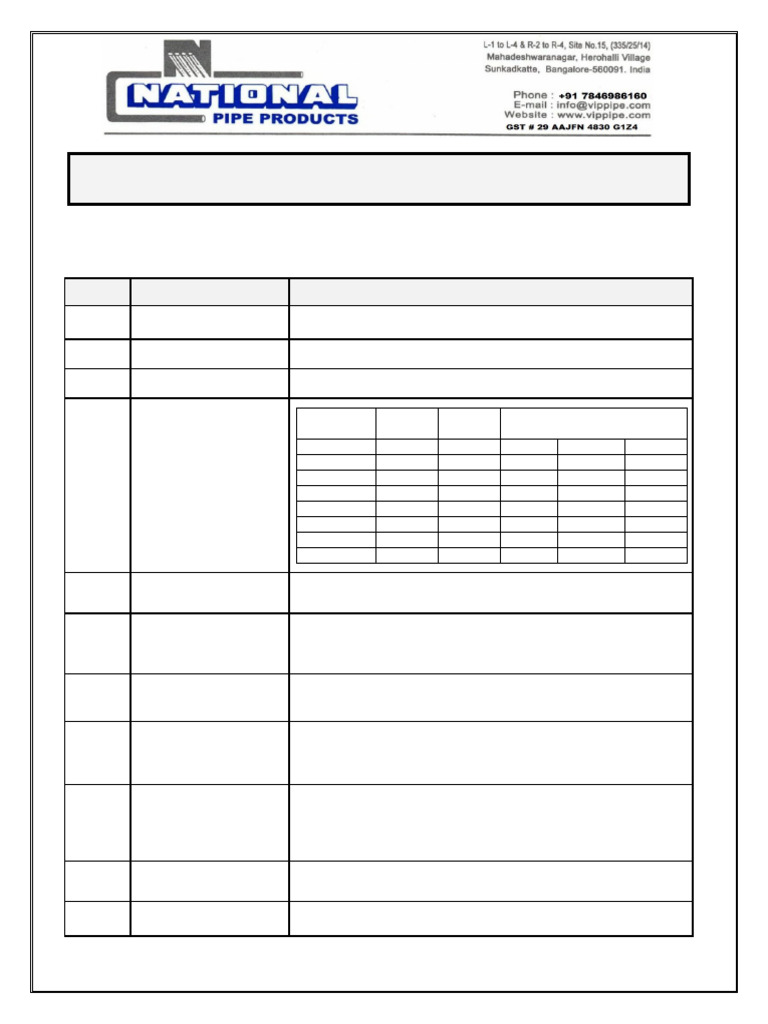 Conduit Specification | PDF | Pipe (Fluid Conveyance) | Insulator ...