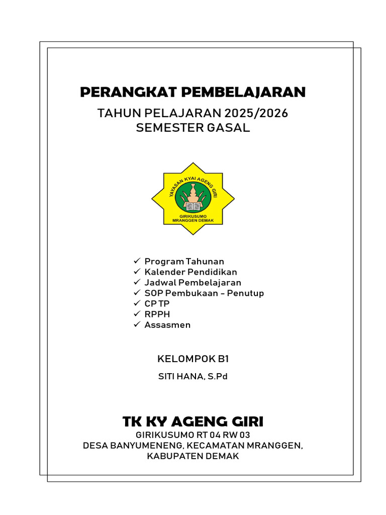 b1 RPPM - RPPH - Asasemen 2025-2026 | PDF