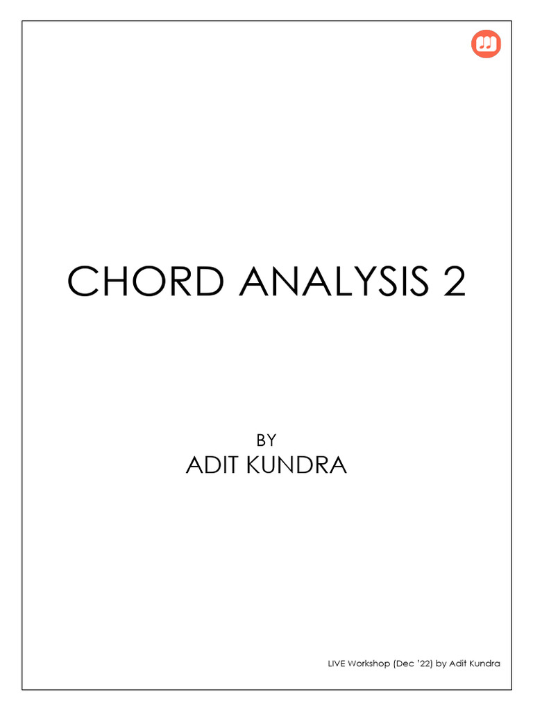 8554-64. Chord Analysis 2 | PDF | Chord (Music) | Musical Techniques