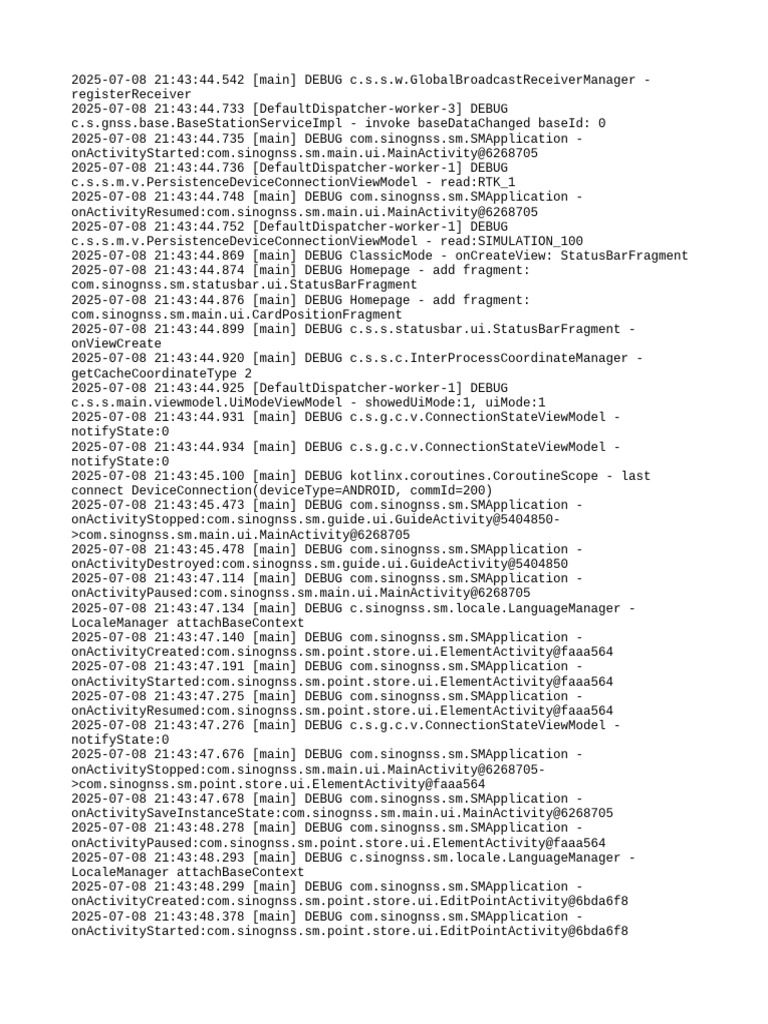 Log 2025 07 08 | PDF | Data Management | Computing