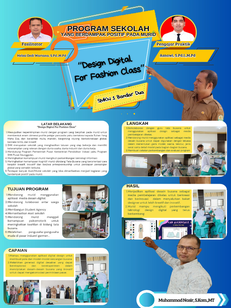 Poster Berbagi Program Sekolah | PDF
