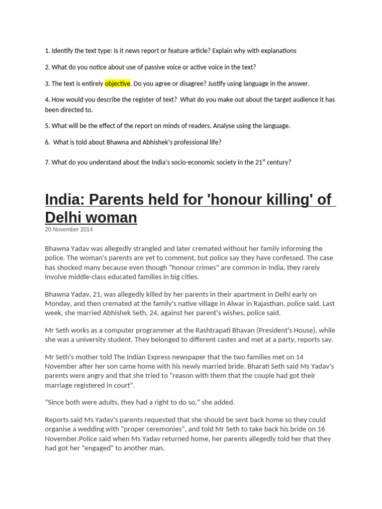 IB Newspaper Comprehension | PDF