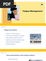Fatigue Management in Aviation Operations | PDF | Safety | Risk