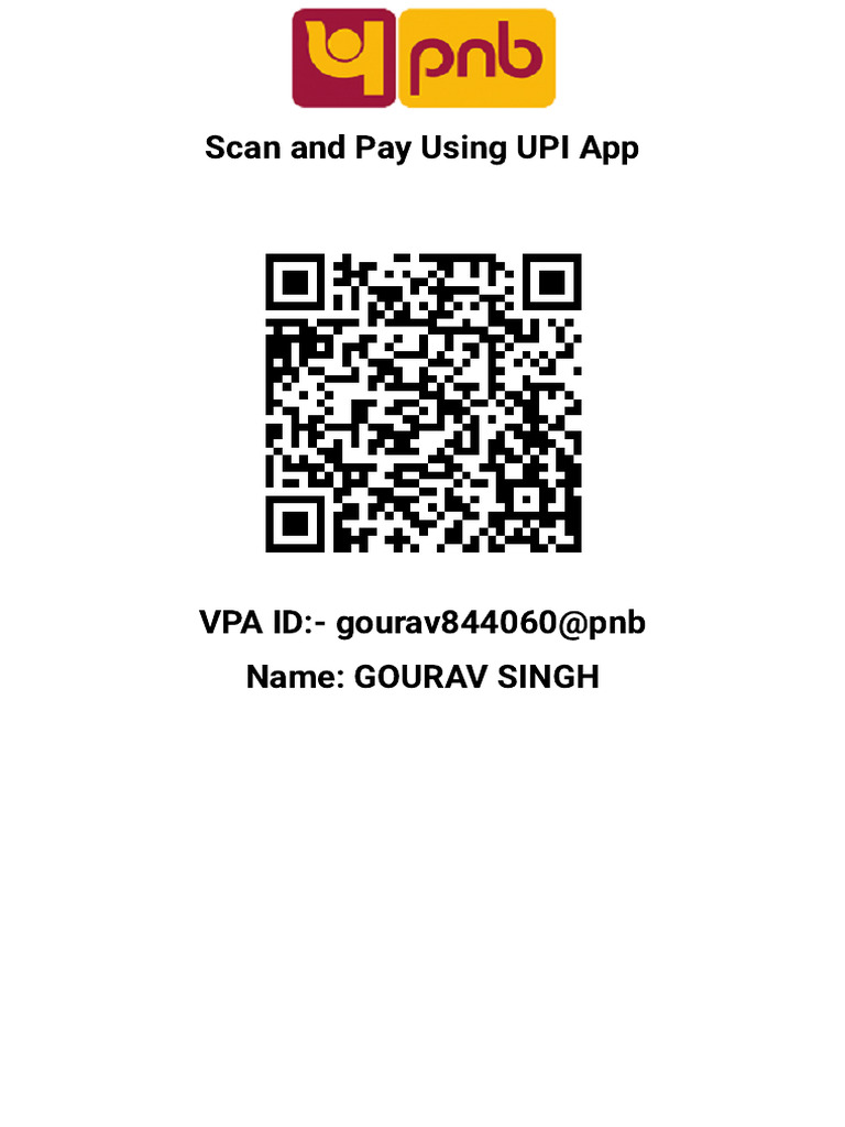 GeneratedQr Gourav844060@pnb | PDF