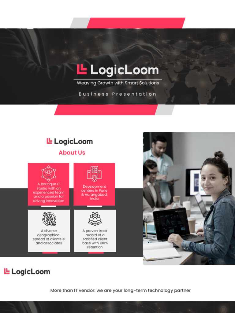 LogicLoom Digital Tranformation Deck | PDF | Mobile App | Artificial Intelligence